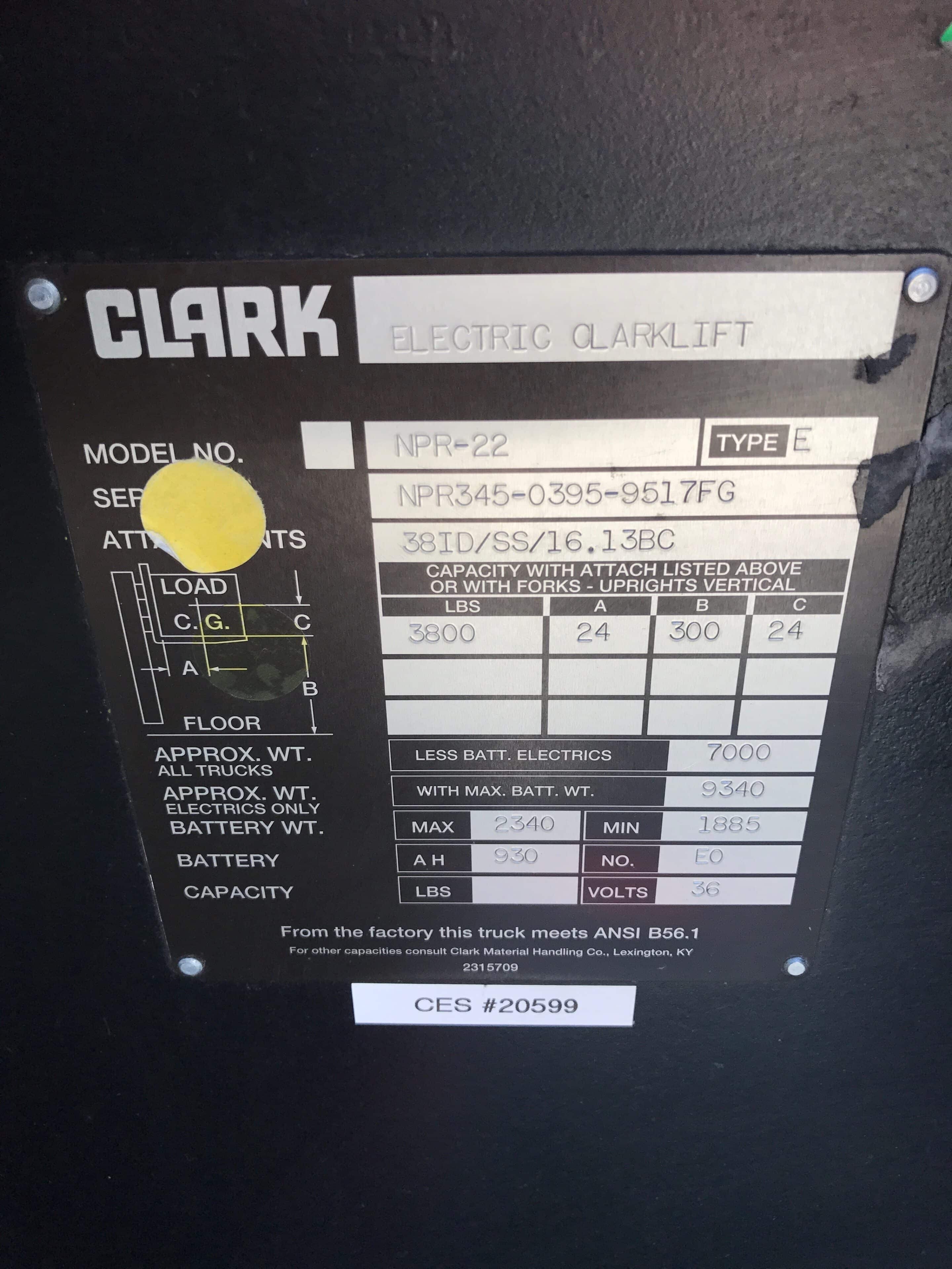CES #20381 2005 Raymond EASI R40TT Reach Forklift 211