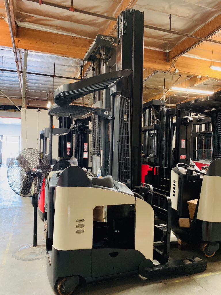 CES #21007 Crown RM6025-45 Reach Forklift - Coronado Equipment Sales